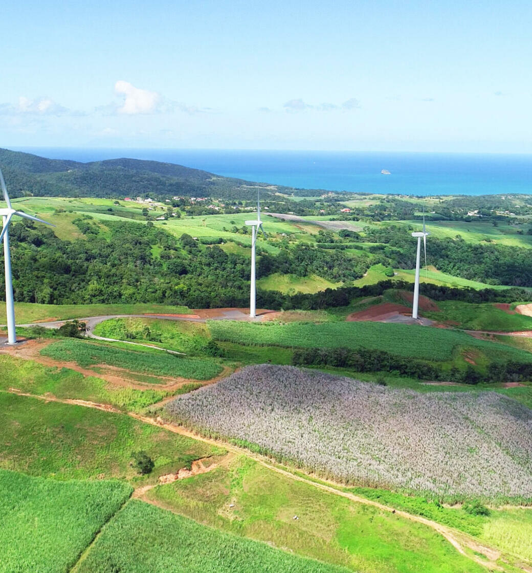 SAINTE-ROSE hybrid wind farm - Valorem