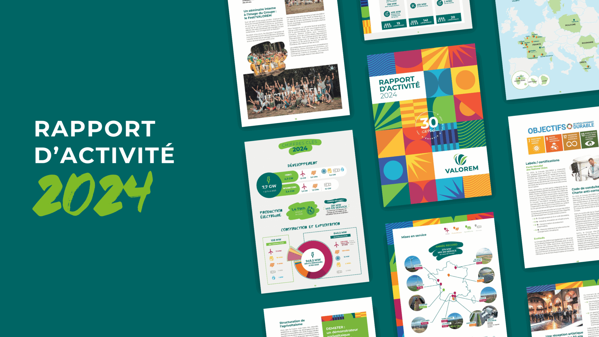 30 ans d’énergie d’agir : le Rapport d’activité 2024 du Groupe VALOREM est en ligne ! - VALOREM